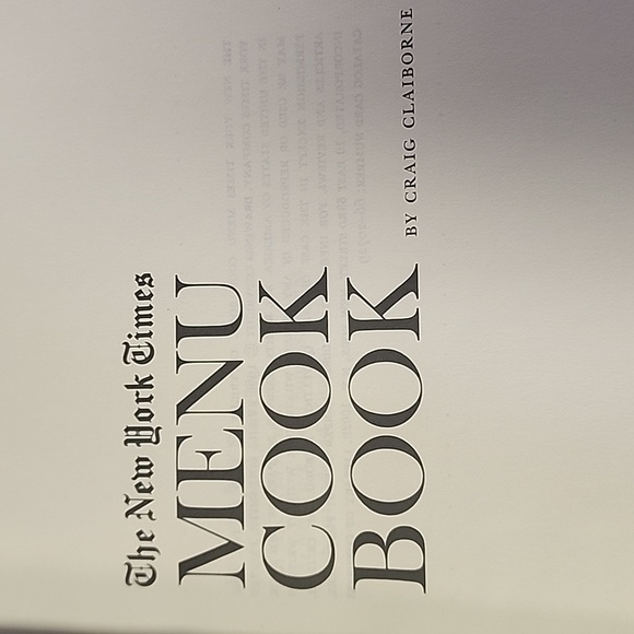 Cook Book by Craig Claiborne | Kitchen | 966 The New York Times Menu ...